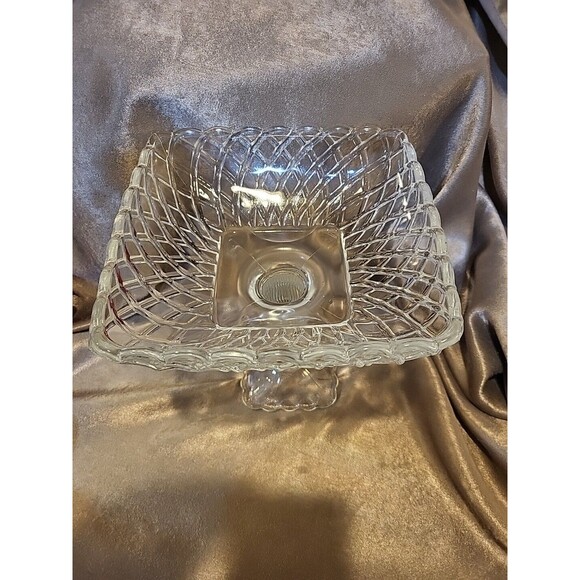 L.E. Smith | Dining | Le Smith Trellis 9 Glass Open Compote Bowl ...